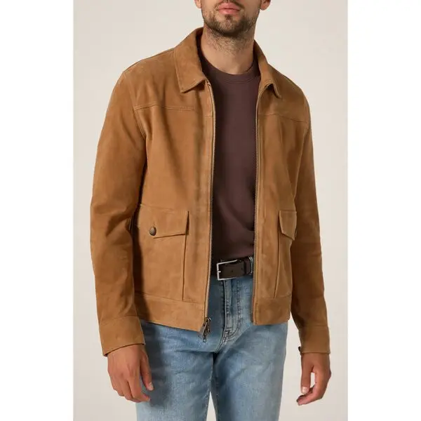 7 Diamonds Suede Flight Jacket