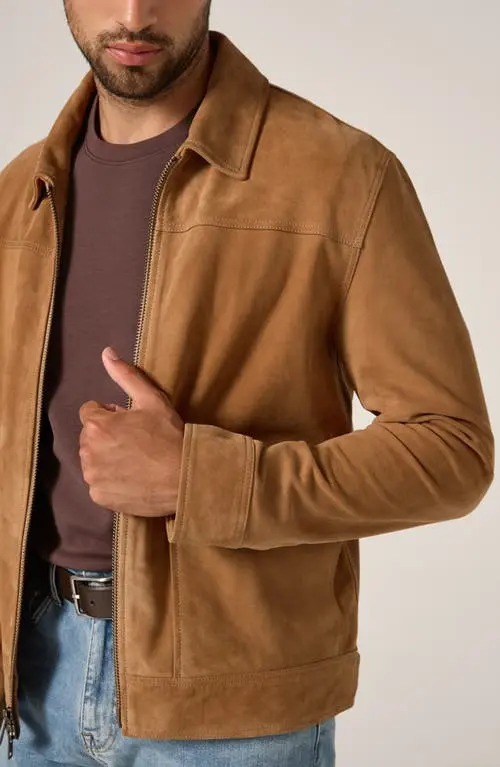 7 Diamonds Suede Flight Jacket