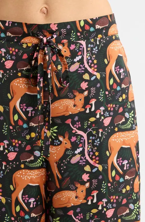 KAREN MABON Flora & Fawns Long Sleeve Pajamas