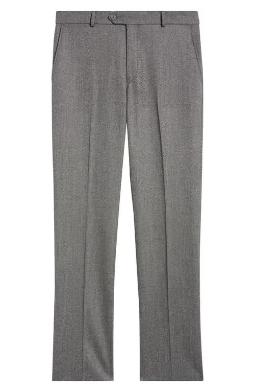 Berle Covert Stretch Worsted Wool Twill Dress Pants