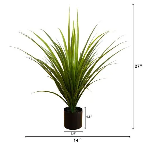 NEARLY NATURAL 2-ft Uv Resistant Artificial Grass Plant