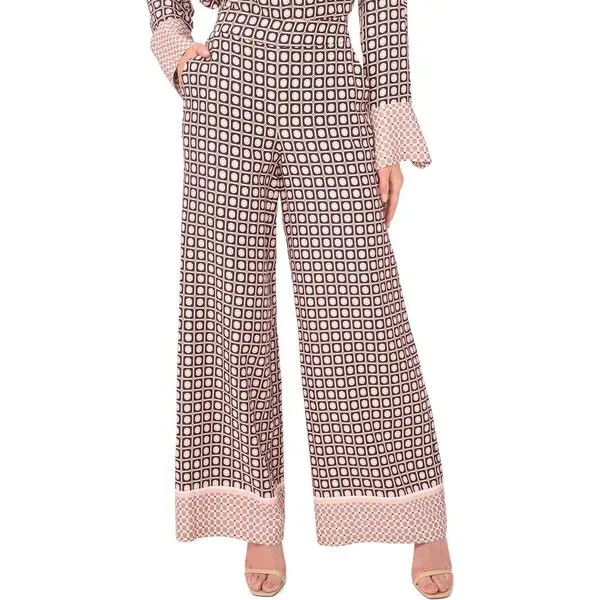 Ted Baker London Printed Wide-leg Pants