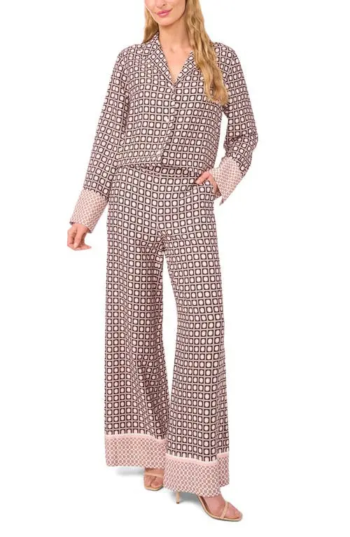Ted Baker London Printed Wide-leg Pants