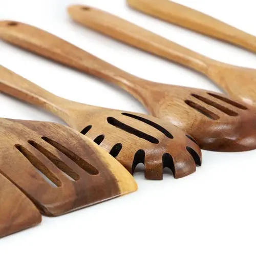 MEGACHEF 6 Piece Wood Kitchen Utensil Set