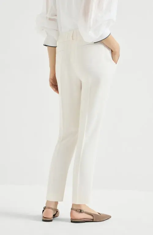 Brunello Cucinelli Tailored Jogger Trousers - Off-white