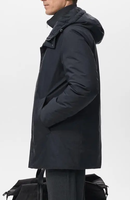 Mango Water Repellent Insulated 3-in-1 Coat - Navy