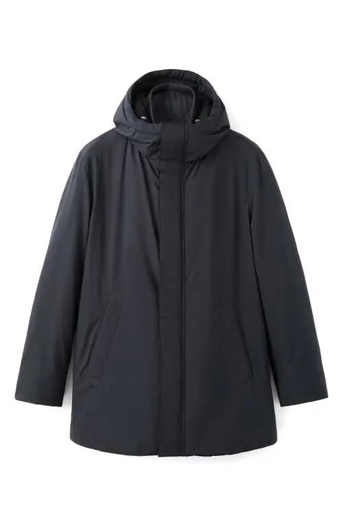 Mango Water Repellent Insulated 3-in-1 Coat - Navy