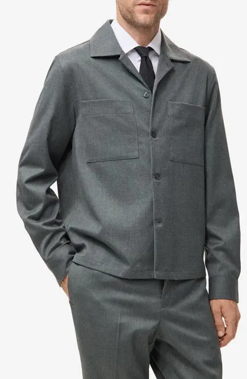 Mango Fluid Pocket Overshirt