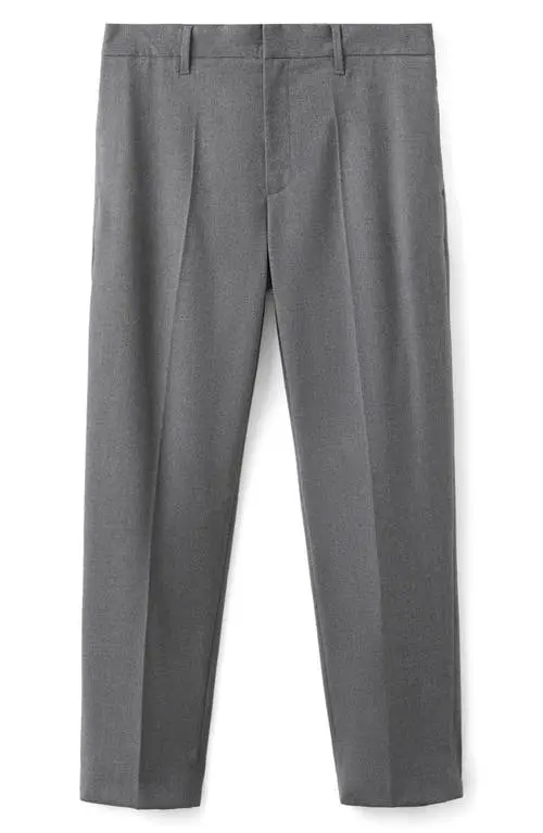 Mango Straight Leg Pants - Grey