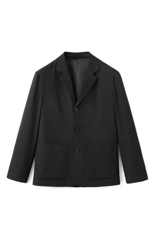 Mango Slim Fit Suit Blazer - Black