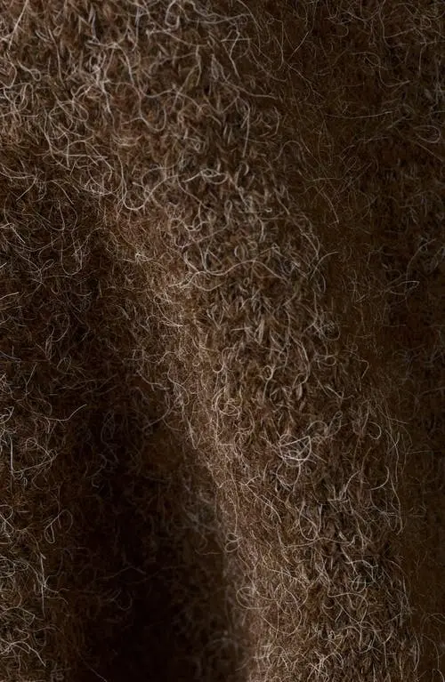 Mango Fringed Shawl - Chocolate