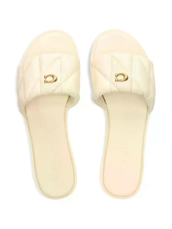 COACH Quilted Sandals