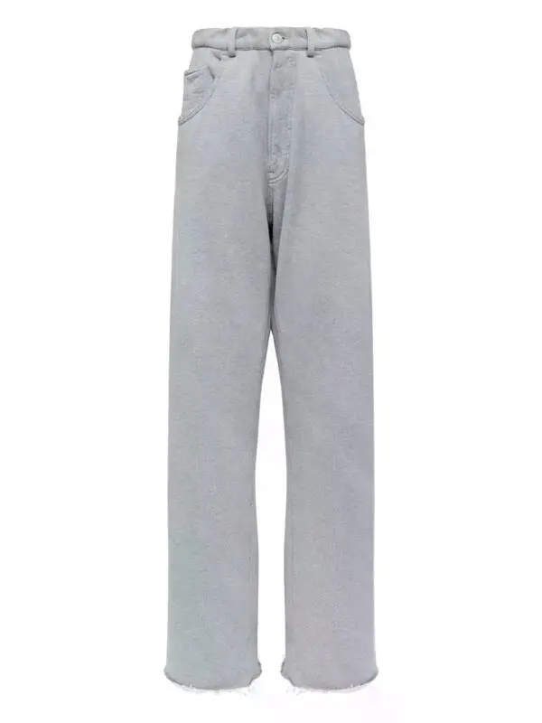 MAISON MARGIELA Wide-leg Trousers With Raw Hem