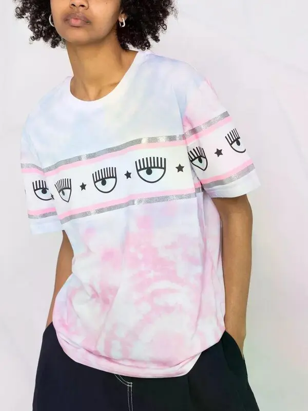 CHIARA FERRAGNI Eye-motif T-shirt