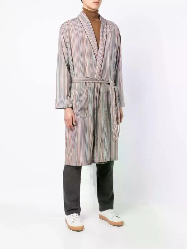 Paul Smith Artist Stripe Tie-waist Jacket