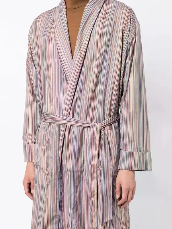 Paul Smith Artist Stripe Tie-waist Jacket