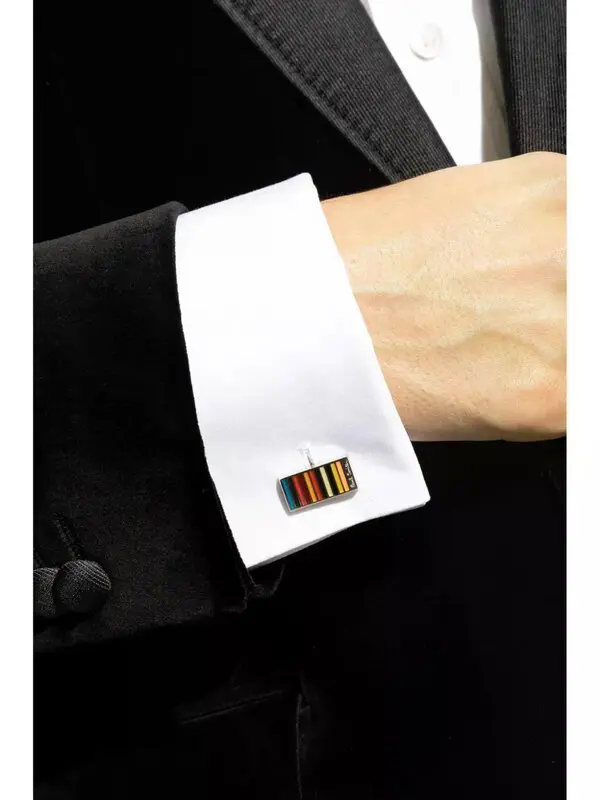 Paul Smith Striped Cufflinks