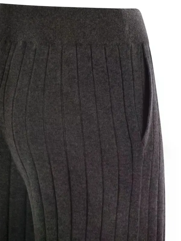 Brunello Cucinelli Ribbed Knit Trousers