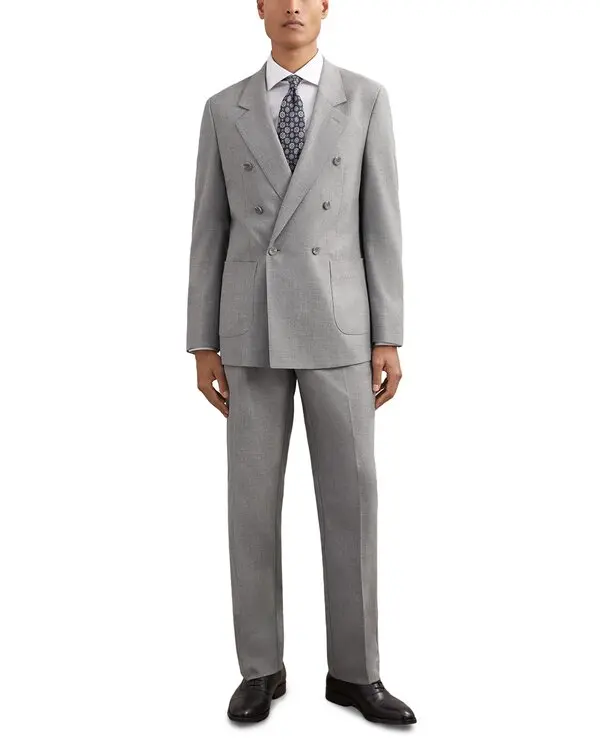 REISS Double Breasted Notched Blazer