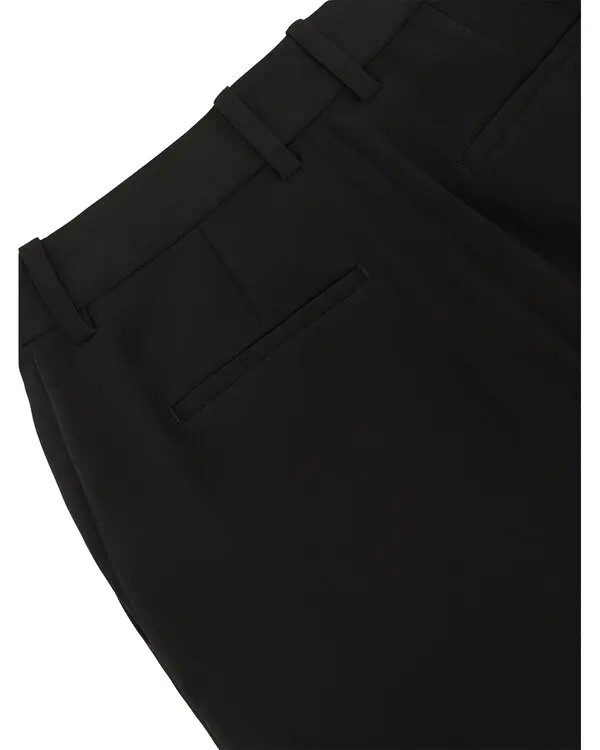 REISS Margeaux Wide Leg Trousers - Black
