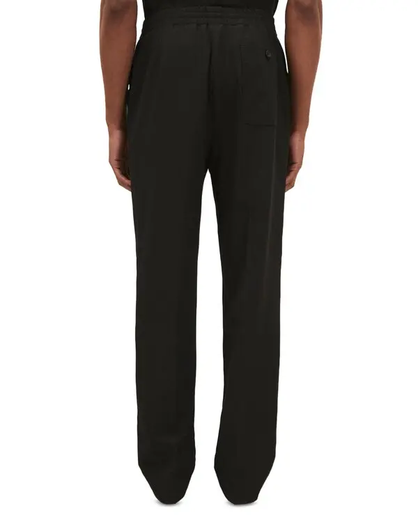 REISS Textured Wide Leg Trousers