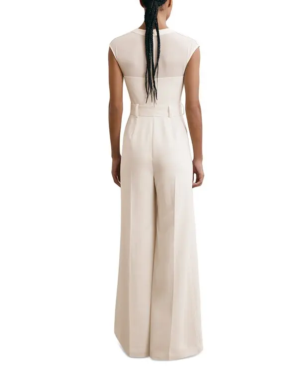 REISS Alba Belted Jumpsuit