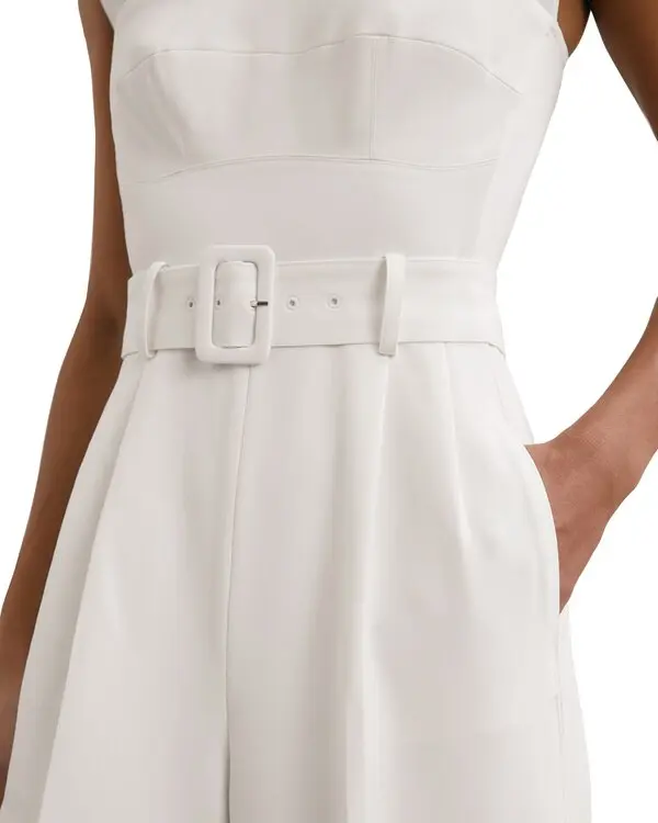 REISS Alba Belted Jumpsuit
