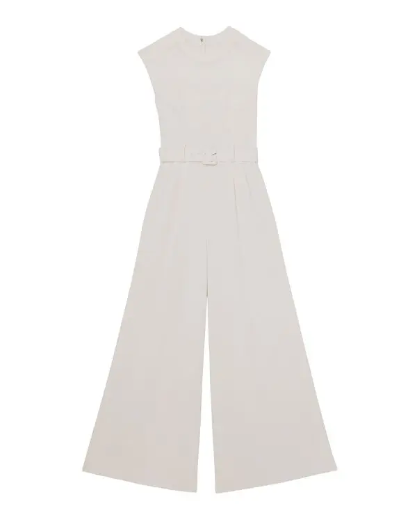 REISS Alba Belted Jumpsuit
