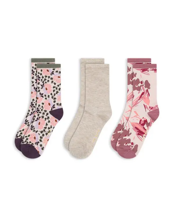 Ted Baker London Set Of 3 Dress Crew Socks