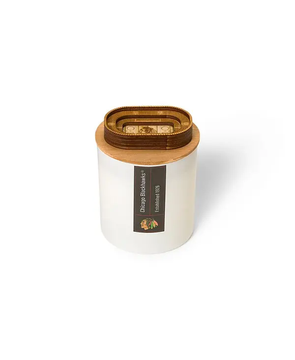 UNCOMMON GOODS Nhl Sculpture Candle, 11 0z - Chicago Blackhawks