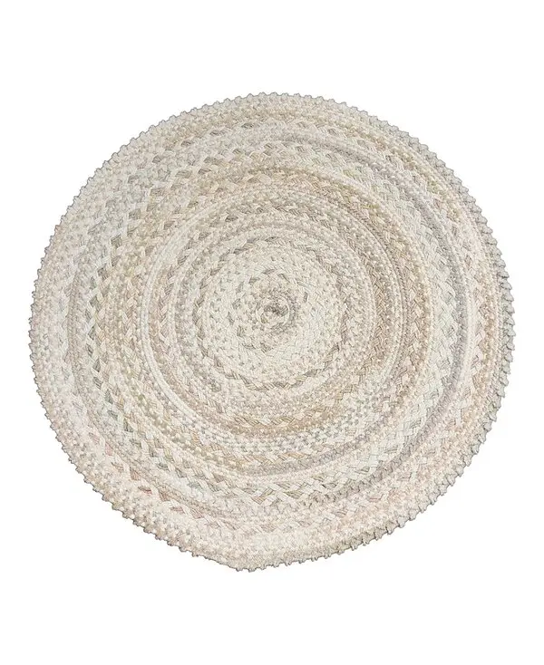 CAPEL Bayview 0036 3'0x3'0 Round Area Rug - Beige