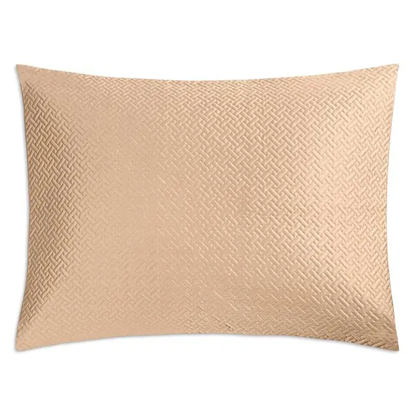 MATOUK Basketweave Quilted Standard Sham - Ambrosia