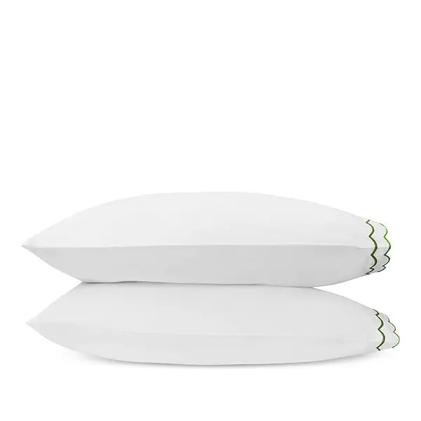 MATOUK India King Pillowcase Pair - Grass