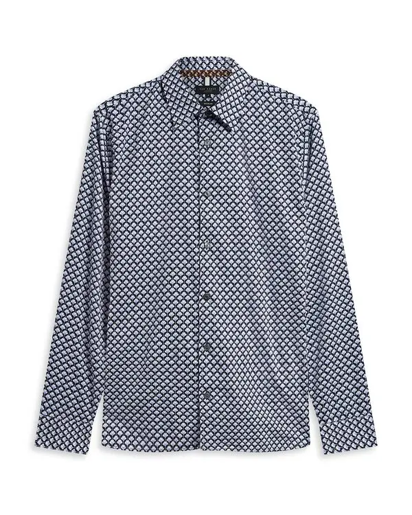 Ted Baker London Emmets Printed Button Front Shirt