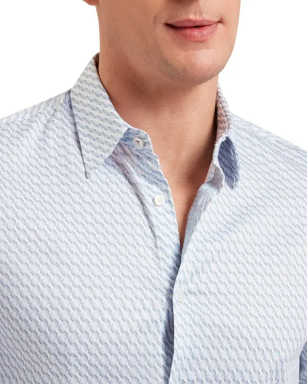 Ted Baker London Remford Slim Fit Button Front Shirt