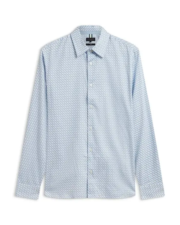 Ted Baker London Remford Slim Fit Button Front Shirt