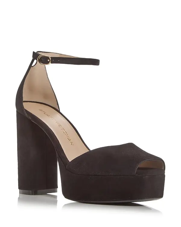 STUART WEITZMAN Sabrina Platform Sandals - Black