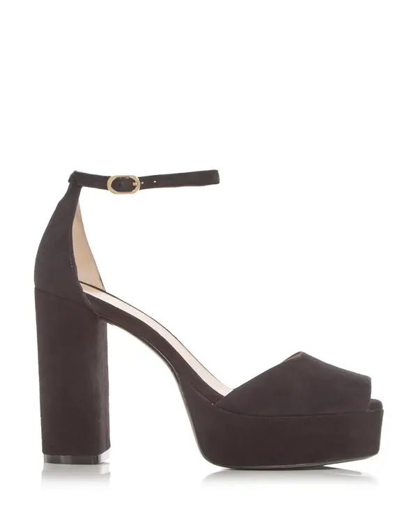 STUART WEITZMAN Sabrina Platform Sandals - Black