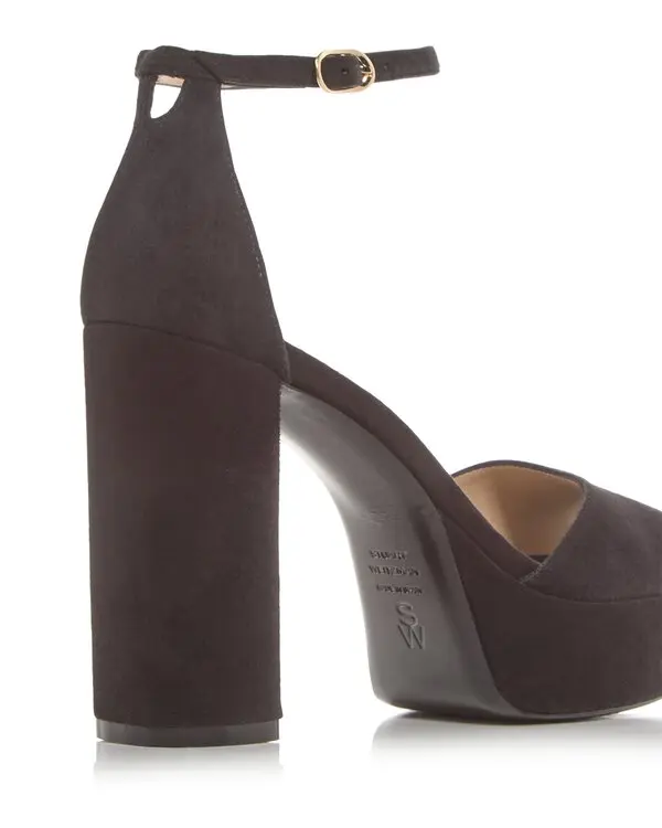 STUART WEITZMAN Sabrina Platform Sandals - Black