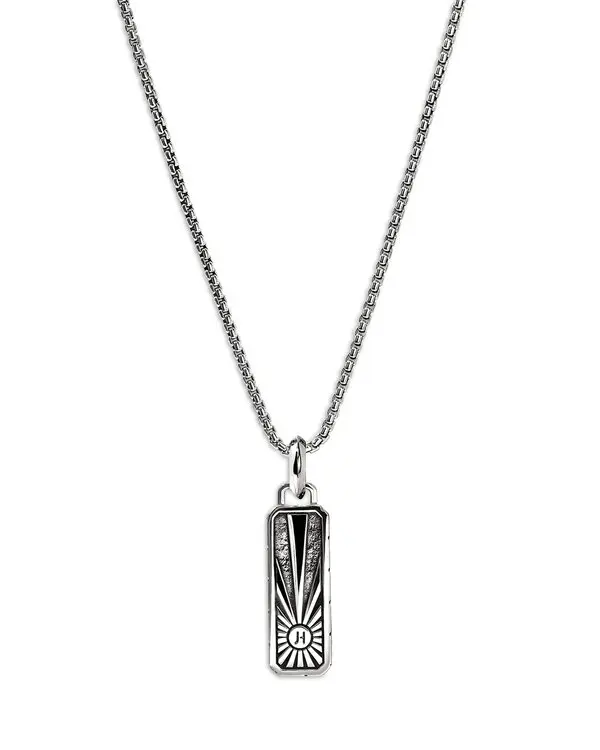 John Hardy Sterling Modern Talisman Lapis Lazuli Pendant Necklace - Silver