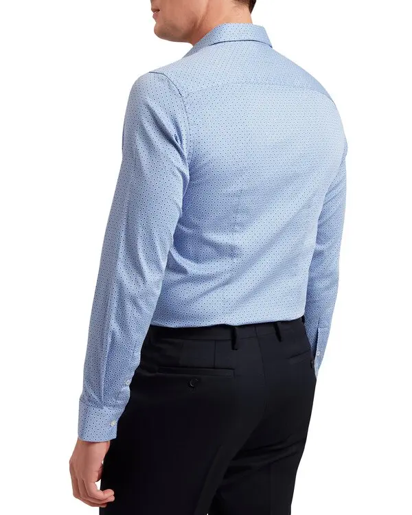 Ted Baker London Rowett Slim Fit Button Front Shirt - Blue