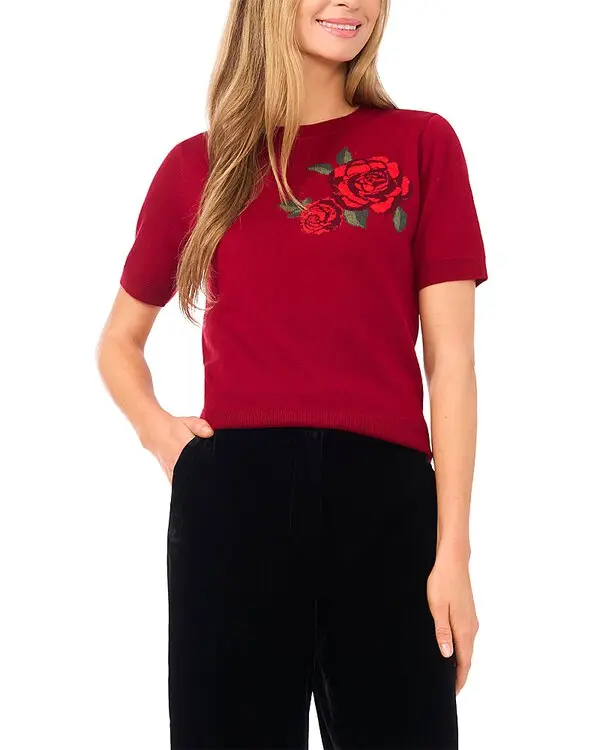 Ted Baker London Nora Short Sleeve Crewneck Top