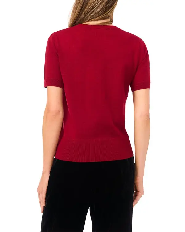 Ted Baker London Nora Short Sleeve Crewneck Top