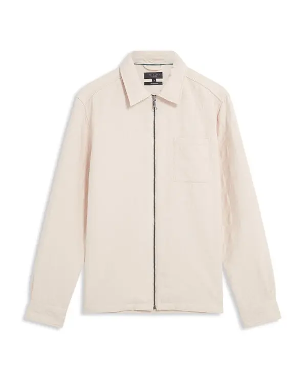 Ted Baker London Thova Relaxed Fit Quilted Overshirt - Beige