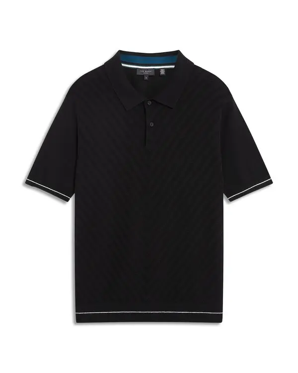 Ted Baker London Chapal Chevron Stitch Polo Shirt