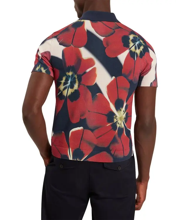 Ted Baker London Wyric Printed Short Sleeve Button Front Shirt