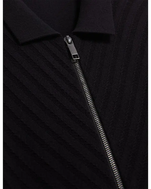 Ted Baker London Lysand Zip Sweater - Black