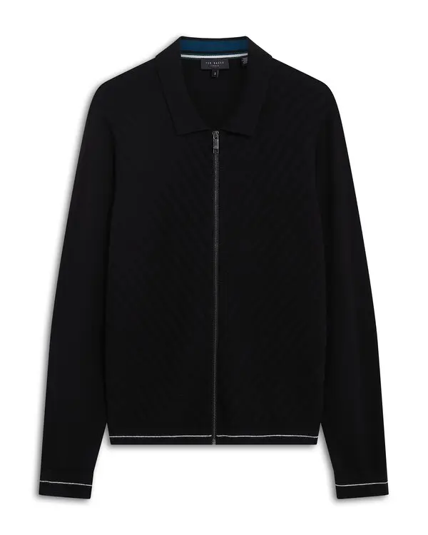 Ted Baker London Lysand Zip Sweater - Black