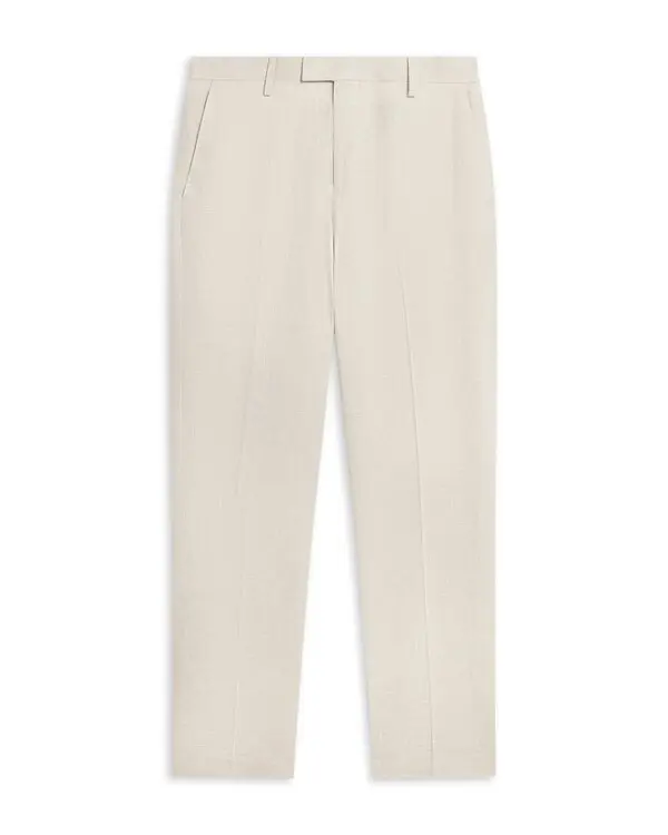 Ted Baker London Slim Fit Linen Pants - Ecru