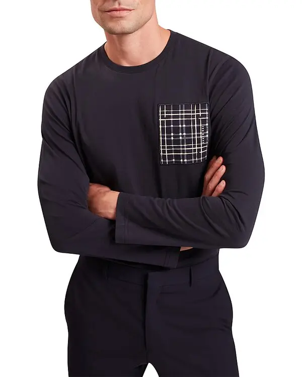 Ted Baker London Sinino Box Print T-shirt - Navy